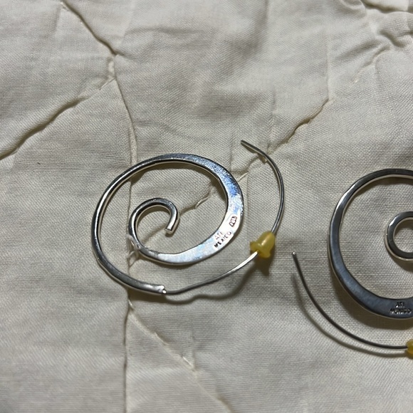 Hand Crafted | Jewelry | Ati Mexico 925 Sterling Silver Hammered Spiral ...